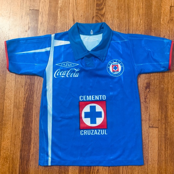 Umbro | Shirts & Tops | Cruz Azul Youth Soccer Jersey | Poshmark
